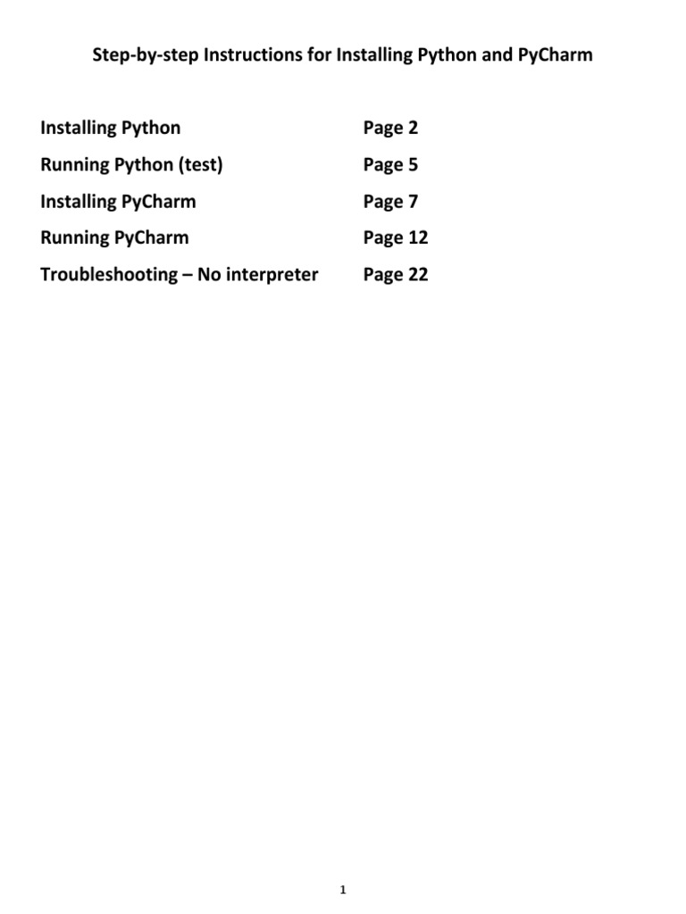 Python Install Instructions | PDF | Computing Platforms | Computer File