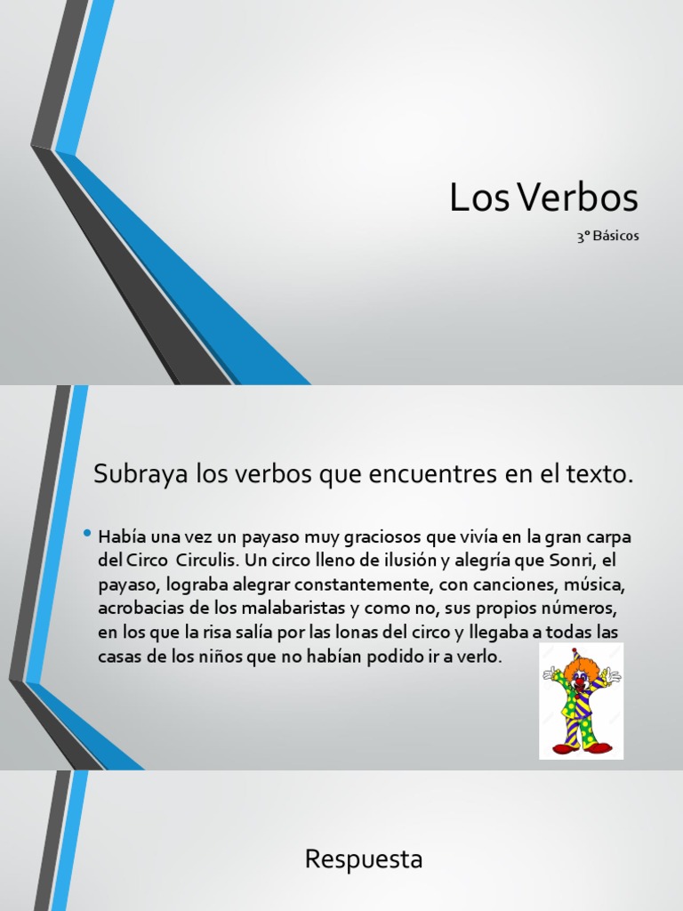 Los Verbos | PDF | Circo | Lugares de entretenimiento