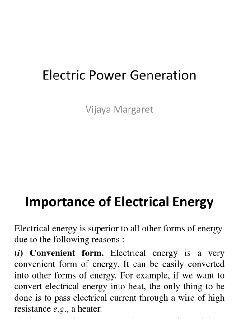 Electric Power Generation PDF | PDF | Boiler | Hydroelectricity
