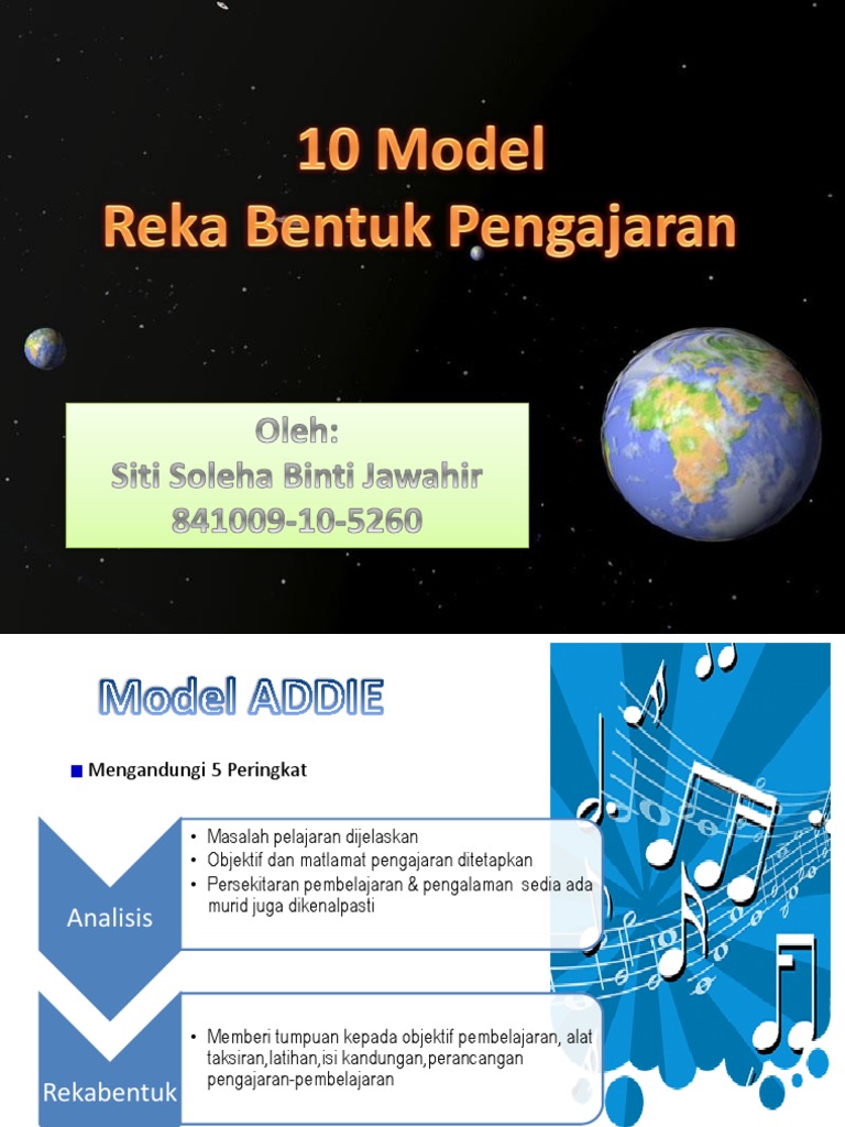 10 Model Rekabentuk Pengajaran | PDF