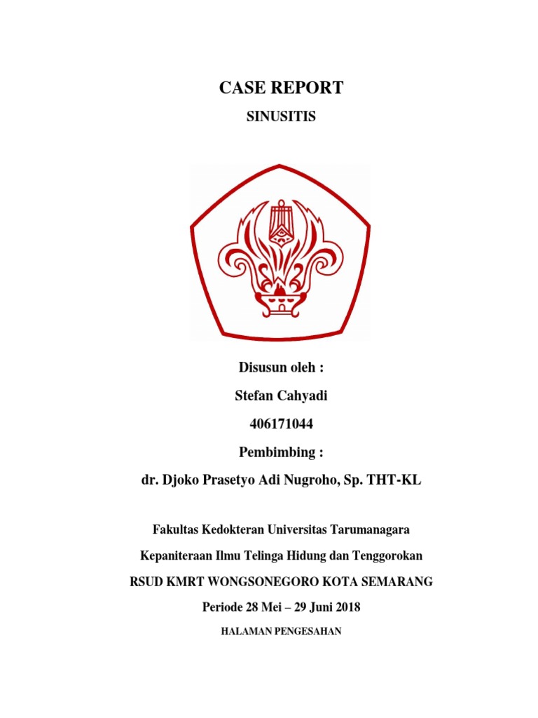 Case Report THT Sinusitis | PDF