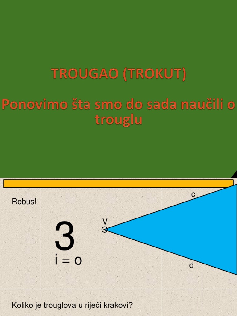 Obim Trougla | PDF
