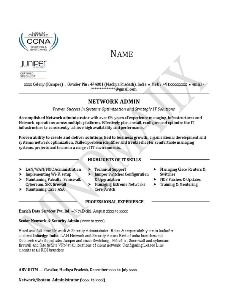 Palo Alto 1 Sample Resumes 2 | PDF | Router (Computing) | Wireless Lan