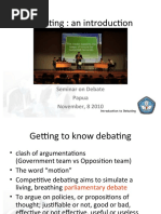 Guide To WSDC Format | PDF | Argument | Truth