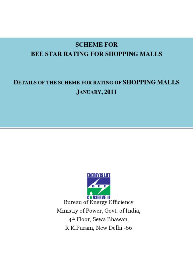 BEE Star Rating Scheme for Malls | PDF | Power (Physics) | Kilowatt Hour