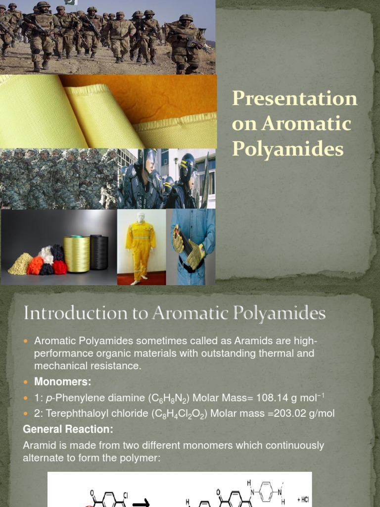 Applications of Aromatic Polyamides | PDF | Materials | Chemistry