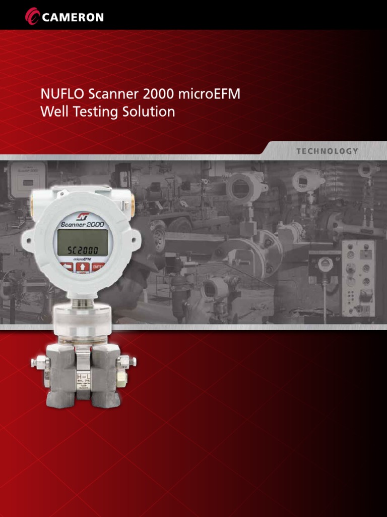 Cameron Scanner 2000 Microefm Well Testing Solution Brochure | PDF ...