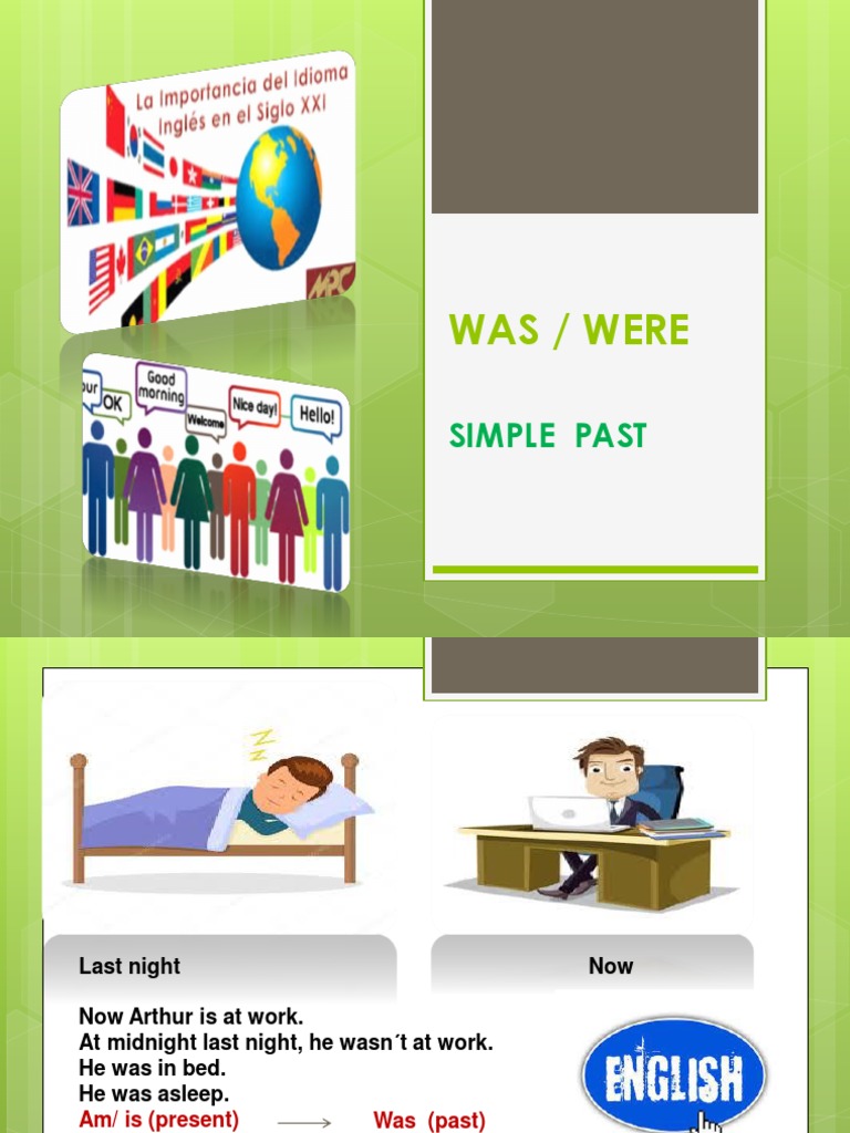 A Comprehensive Guide to Using WAS/WERE and the Simple Past Tense | PDF ...