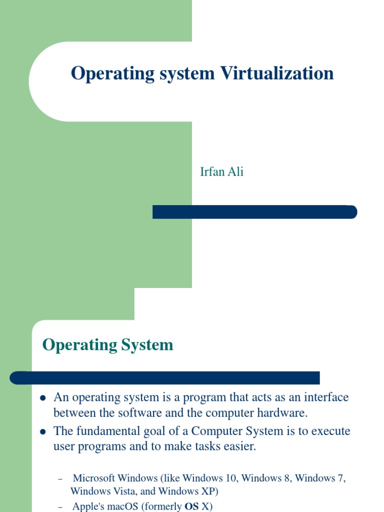 Operating System Virtualization Pdf