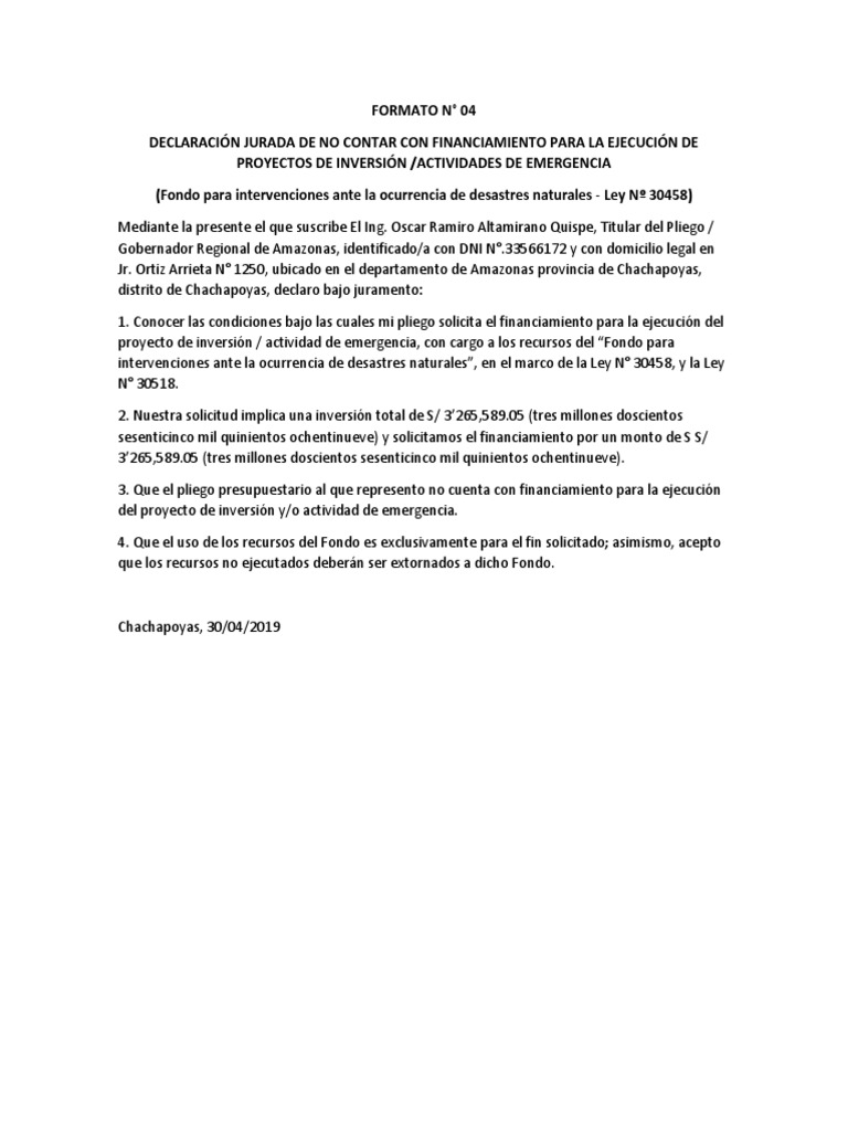 Formato N4 | PDF
