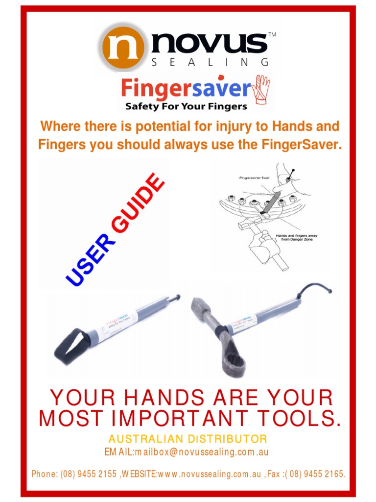 Novus Sealing Fingersaver User Guide 2 | PDF | Tools | Personal ...