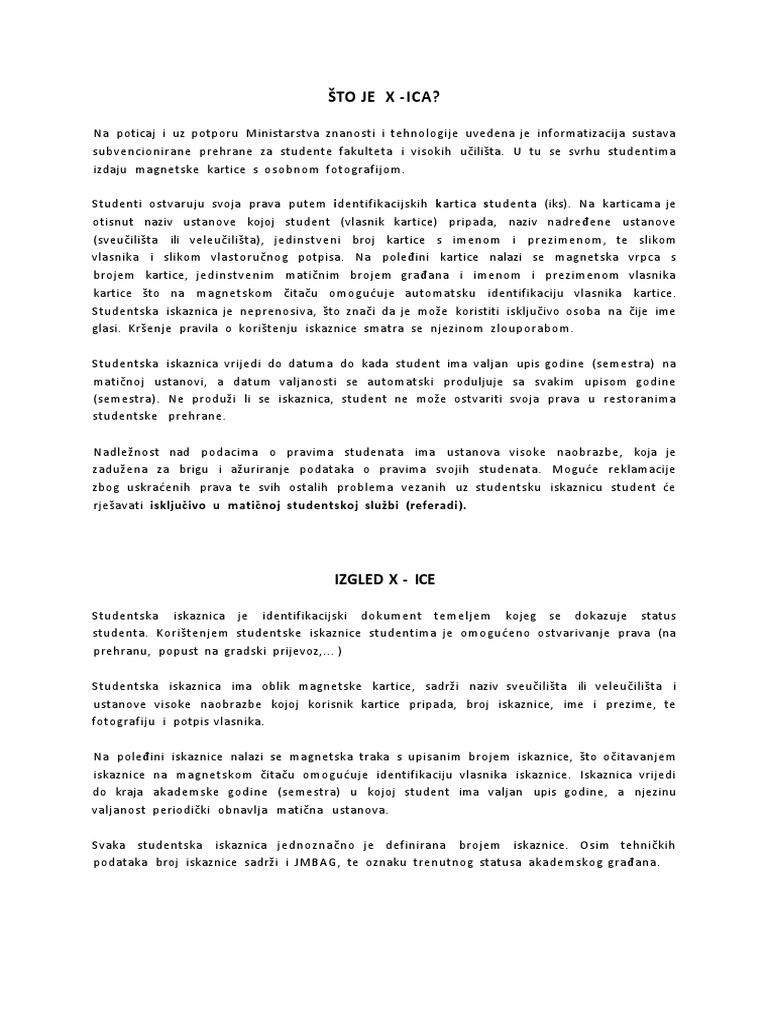 2012 10 05 Sto Je Iksica | PDF
