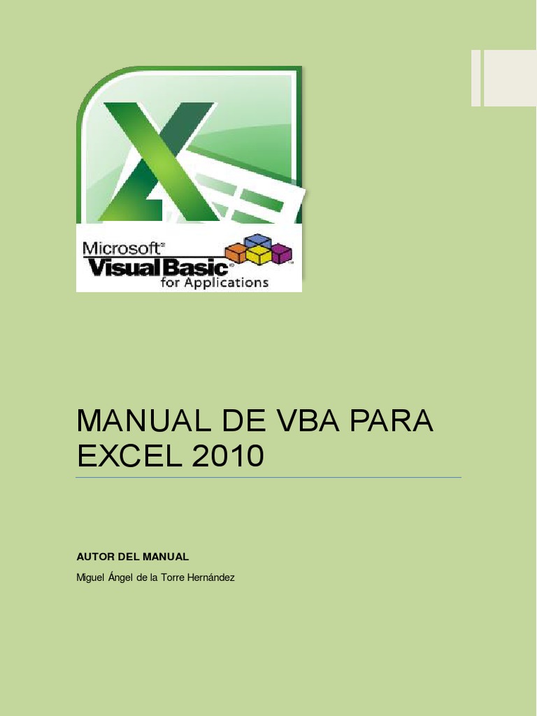 Manual de Macros | PDF | Macro (informática) | Microsoft Excel