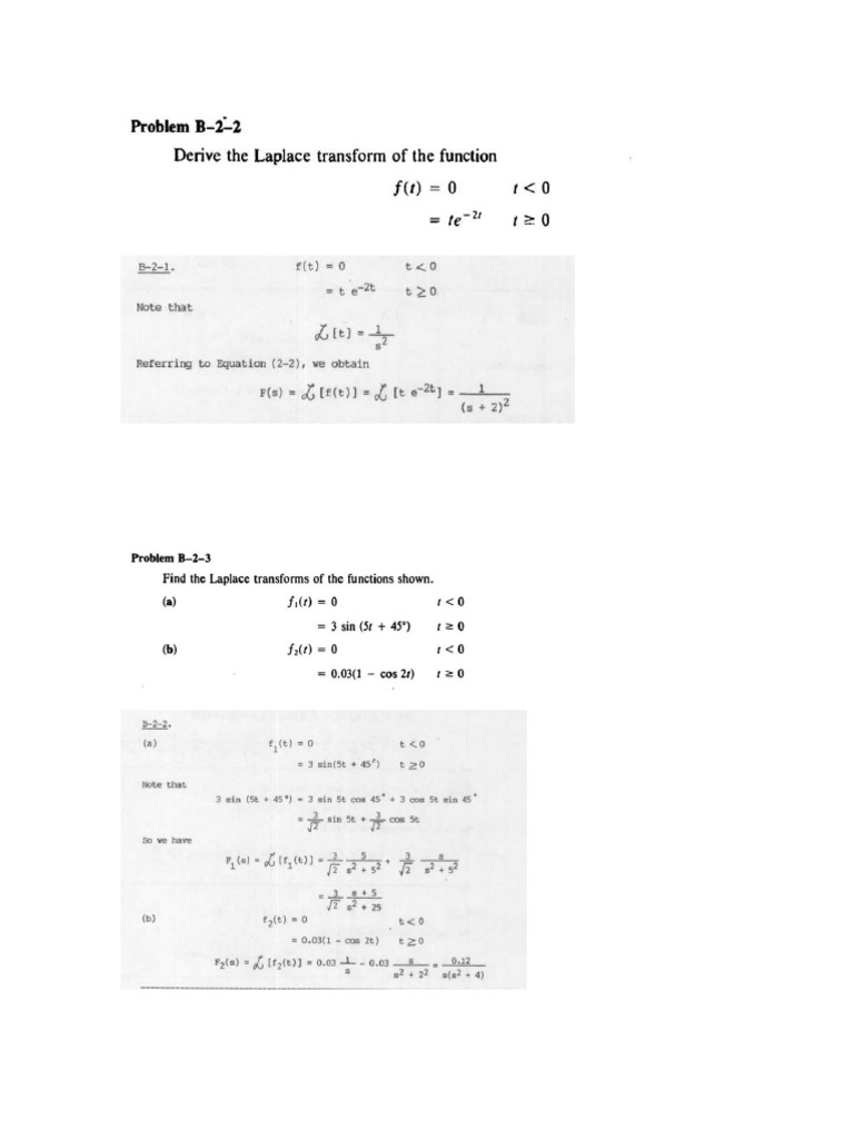 Ogata Solucionario | PDF