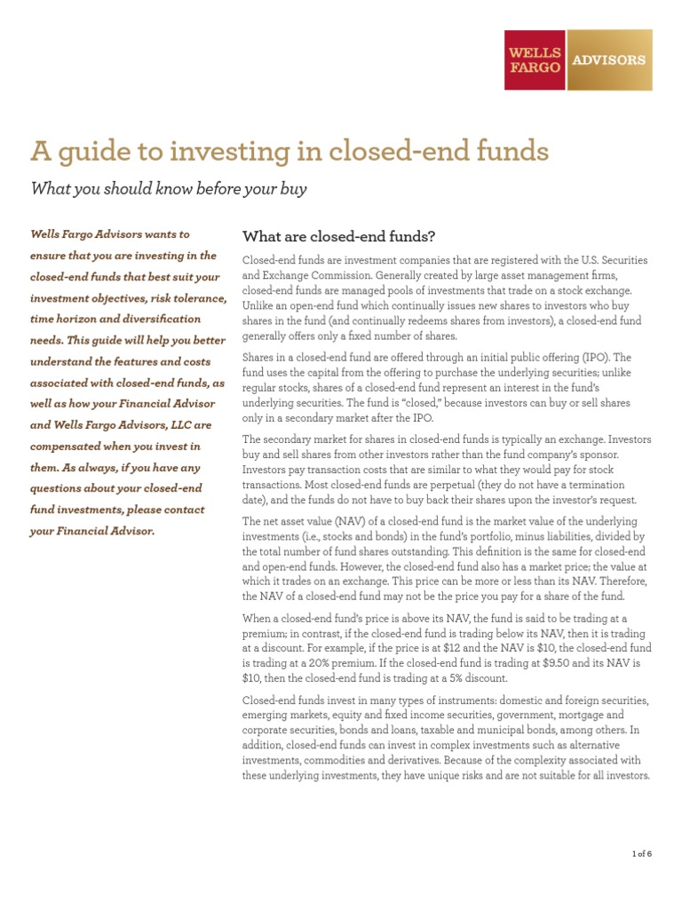 A Guide To Investing in Closed-End Funds: What You Should Know Before ...