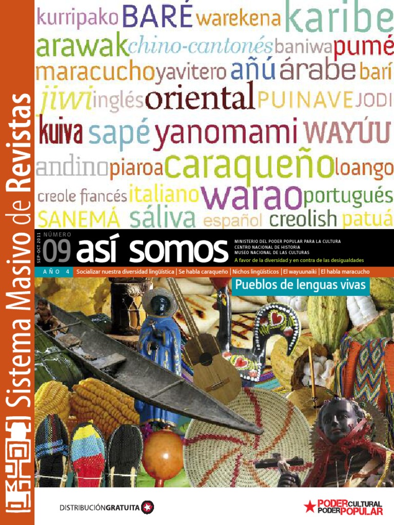 Asi Somos Pueblos de Lenguas Vivas CNH | PDF | Lengua española ...