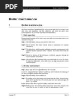 Boiler Maintenance Checklist Overview | PDF | Boiler | Energy Conversion