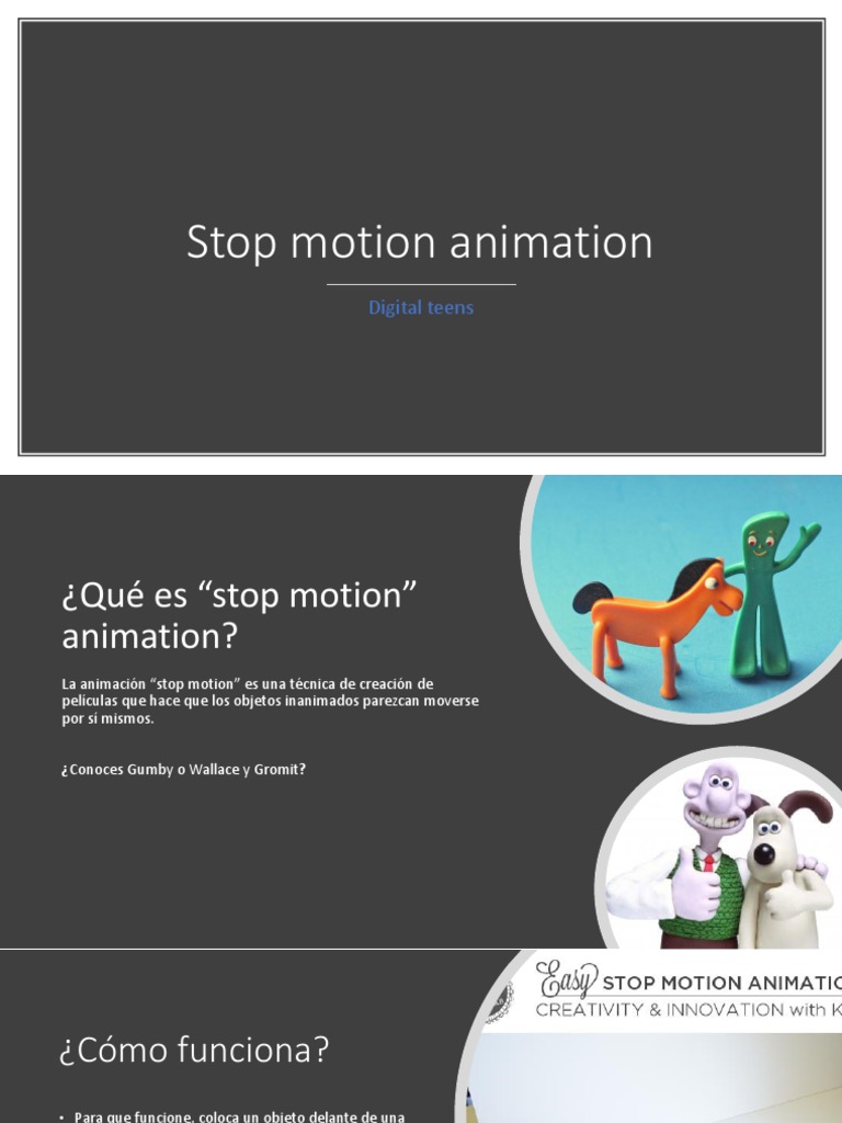 Stop Motion Animation | PDF | Juegos y actividades