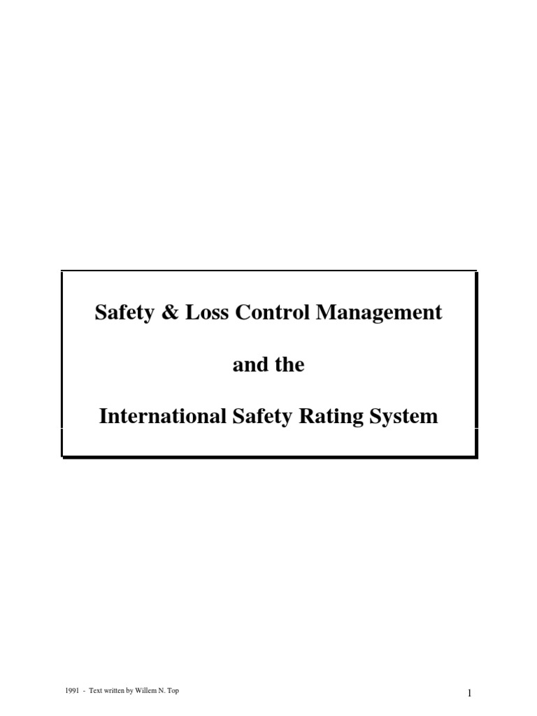 Safety Management and ISRS | PDF | Top Down And Bottom Up Design | Safety