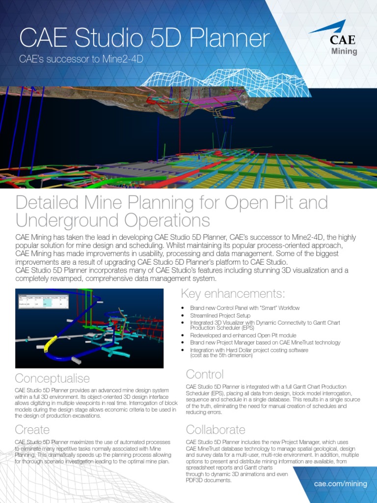 Cae Studio 5d Planner PDF | PDF | Databases | Mining