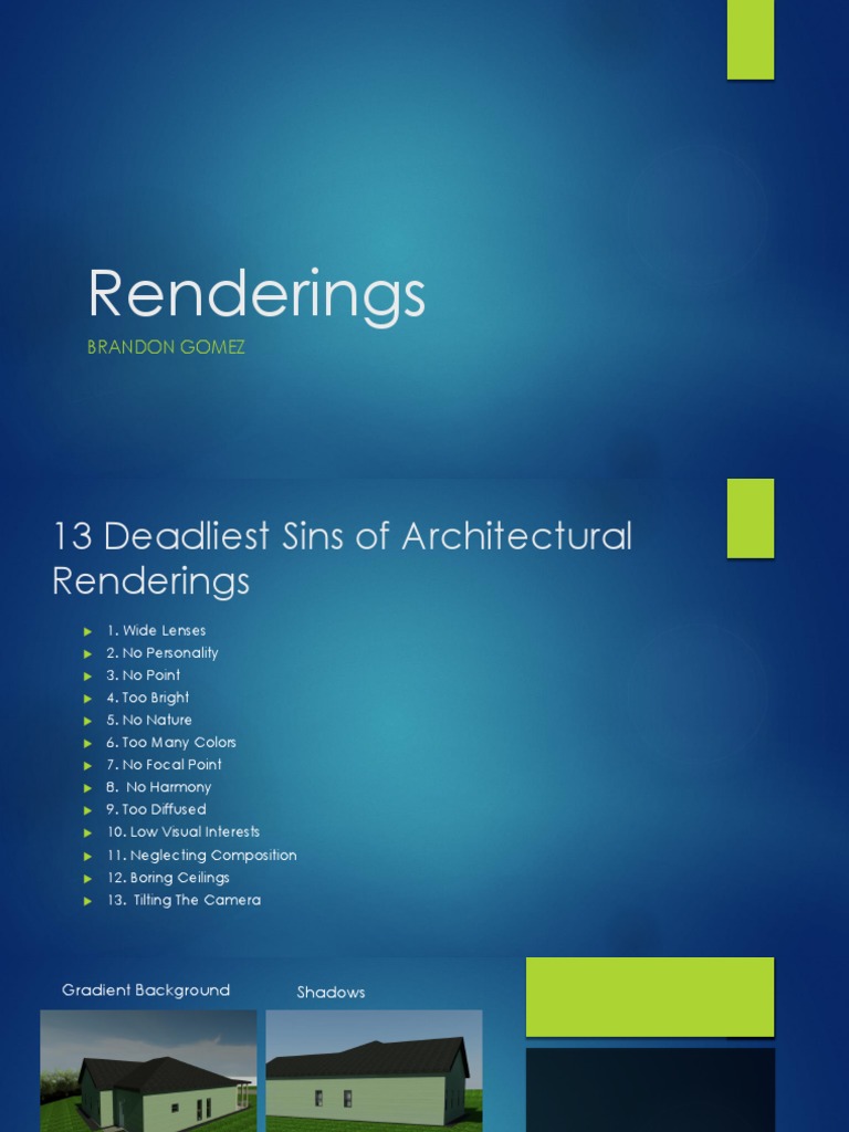 Presentation Renderings | PDF