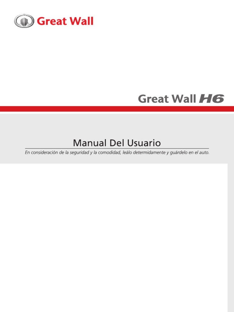 H6 Manual PDF | PDF | Nieve | Coche
