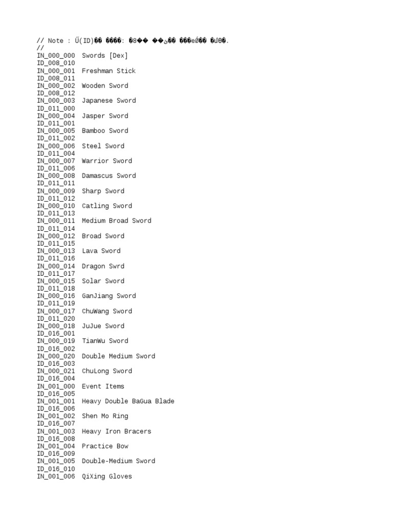 Items TR Table | PDF | Sports | Nature