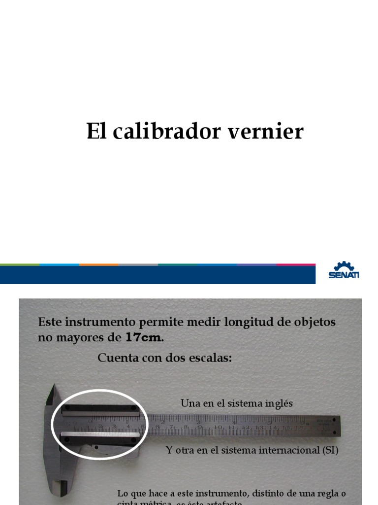 Calibrador Vernier | PDF | Hogar, jardinería y bricolaje | Tecnología