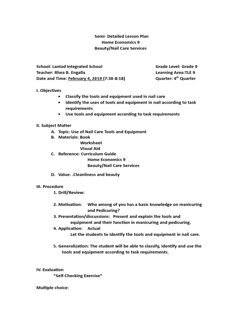 Ap9 Ekonomiks | PDF | Lesson Plan | Nail (Anatomy)