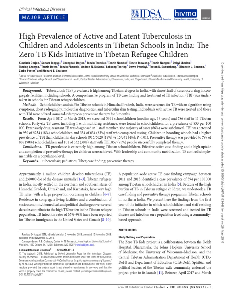 Zero TB | PDF | Tuberculosis | Diseases And Disorders