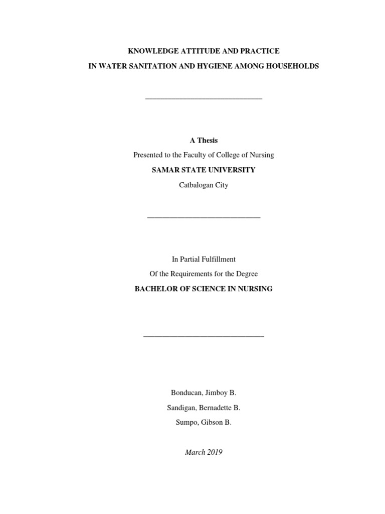Cover Page Thesis | PDF
