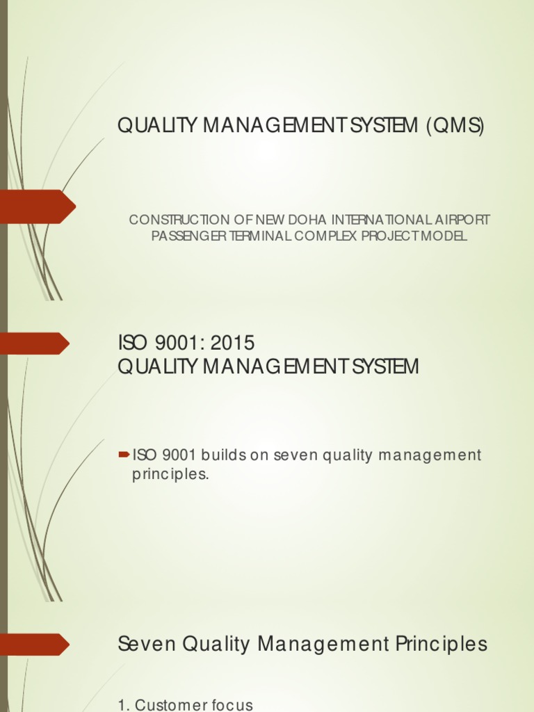 1 Quality Management System (QMS) PDF | PDF | Quality Management System ...