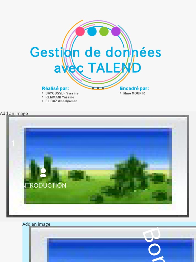Talend | PDF | Entrepôt de données | Gestion des données