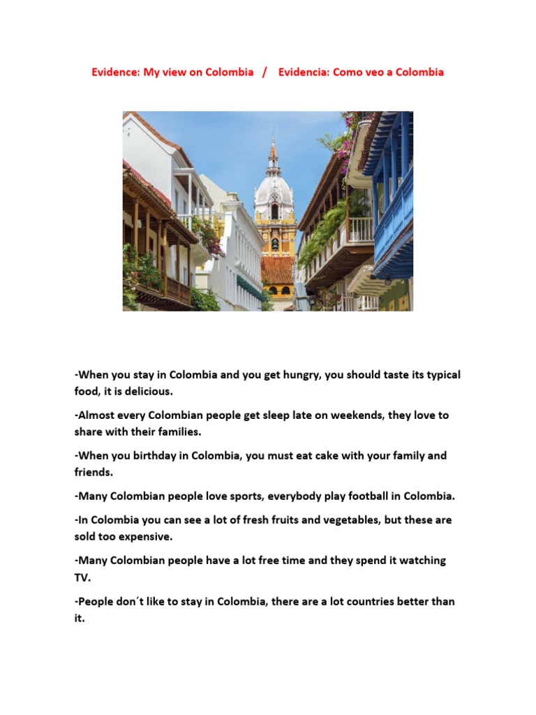 Exploring Colombian Culture | PDF