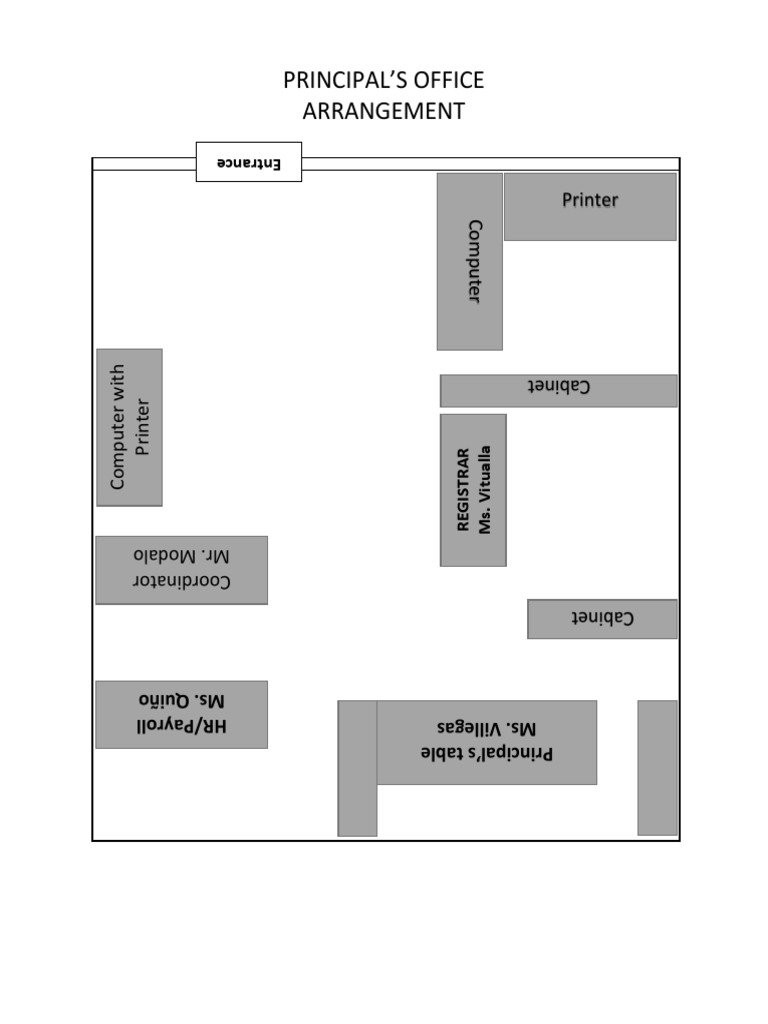 Principal's Office Layout Plan | PDF