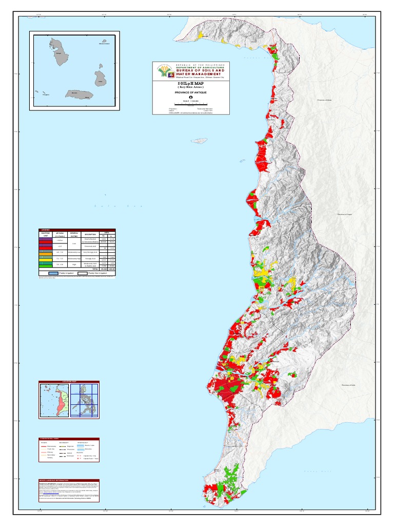 Soil PH Map: Bureau of Soils and Water Management | PDF | Topography ...
