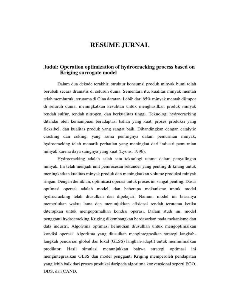 Resume Jurnal | PDF