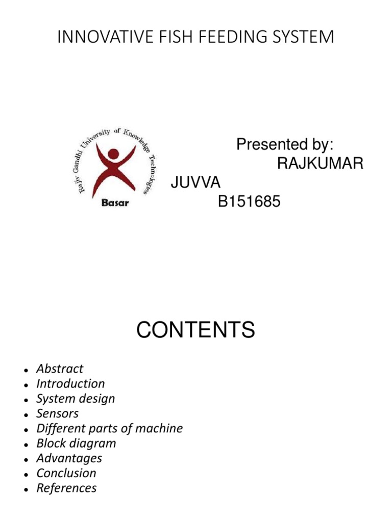 Automated Fish Feeding System Design | PDF | Embedded System | Fish