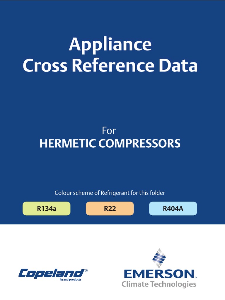 Appliance Cross Reference Data PDF | PDF