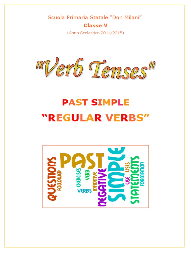 Past Simple Regular Verbs - PDF PDF | PDF | Vowel | Grammatical Tense