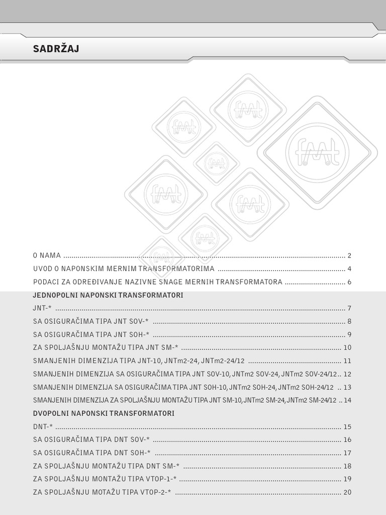 Naponski Transformatori | PDF