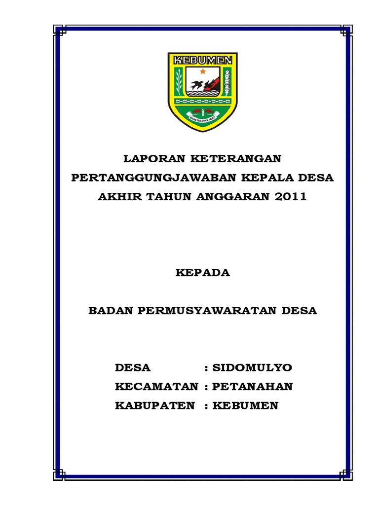 LKPJ 2011 | PDF