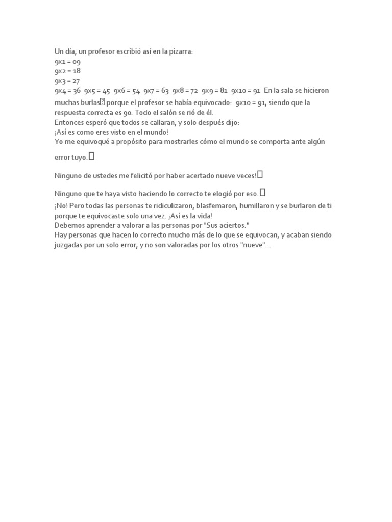 Reflexion Docente | PDF