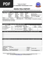 HEARS REPORT Form | PDF | Patient | Health Sciences