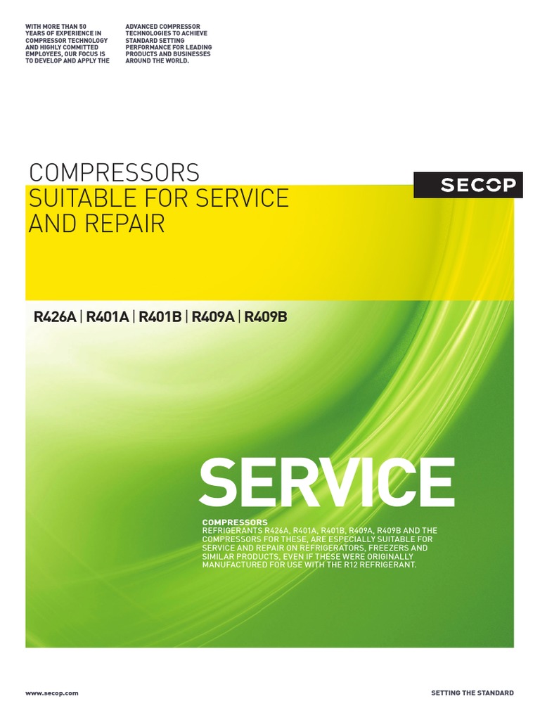 Service: Compressors Suitable For Service and Repair | PDF ...