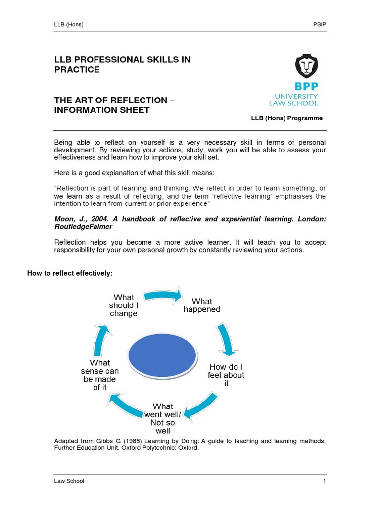 LLB Professional Skills in Practice | PDF | Learning | Education Theory