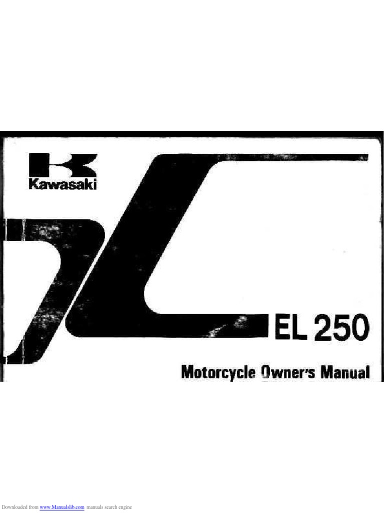 Kawasaki EL250 Eliminator Service Manual | PDF | Web Technology | Internet