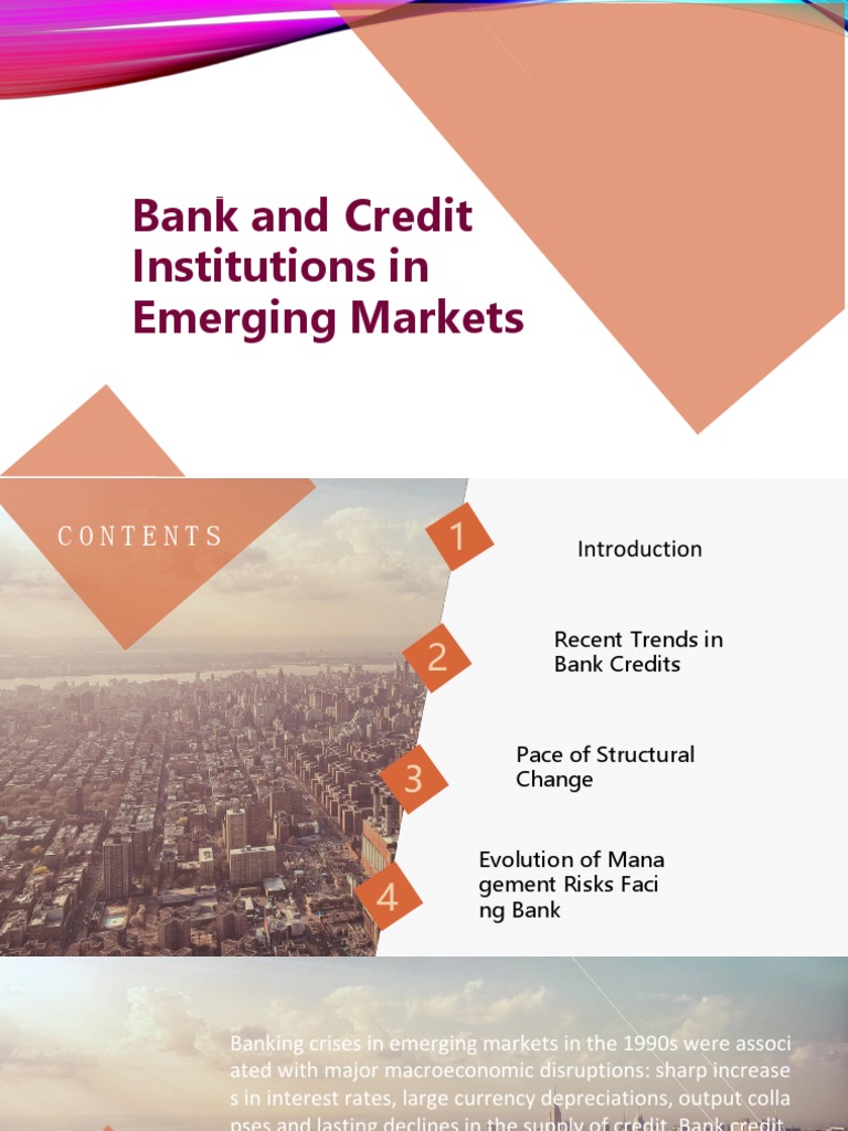 Bank and Credit Institutions in Emerging Markets | Download Free PDF ...
