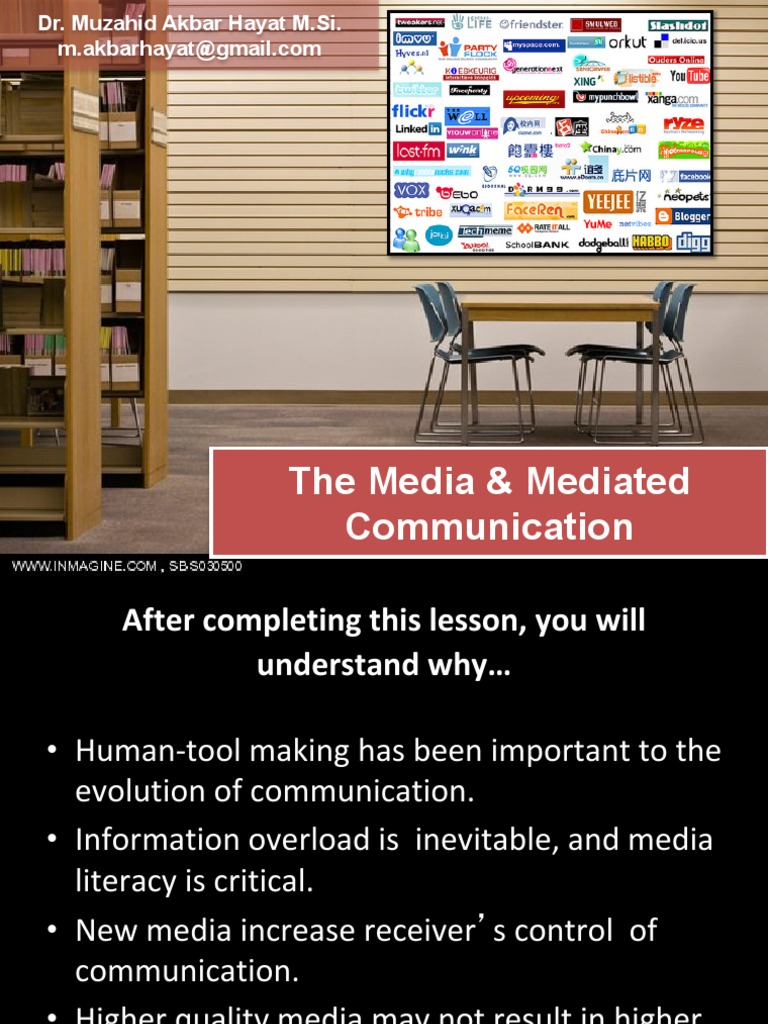 Session 6 Media & Mediated Communication Uniska | PDF | Mass Media ...