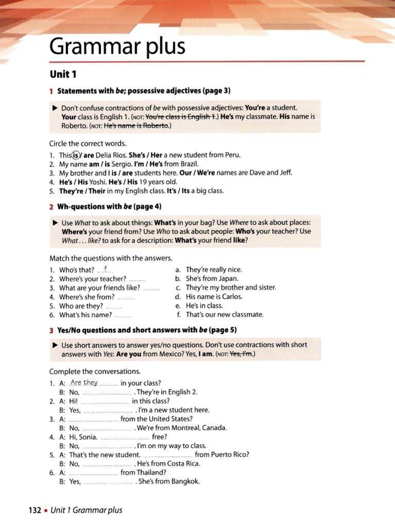 Interchange Intro Units 1 4 Test | PDF | Question | Semiotics
